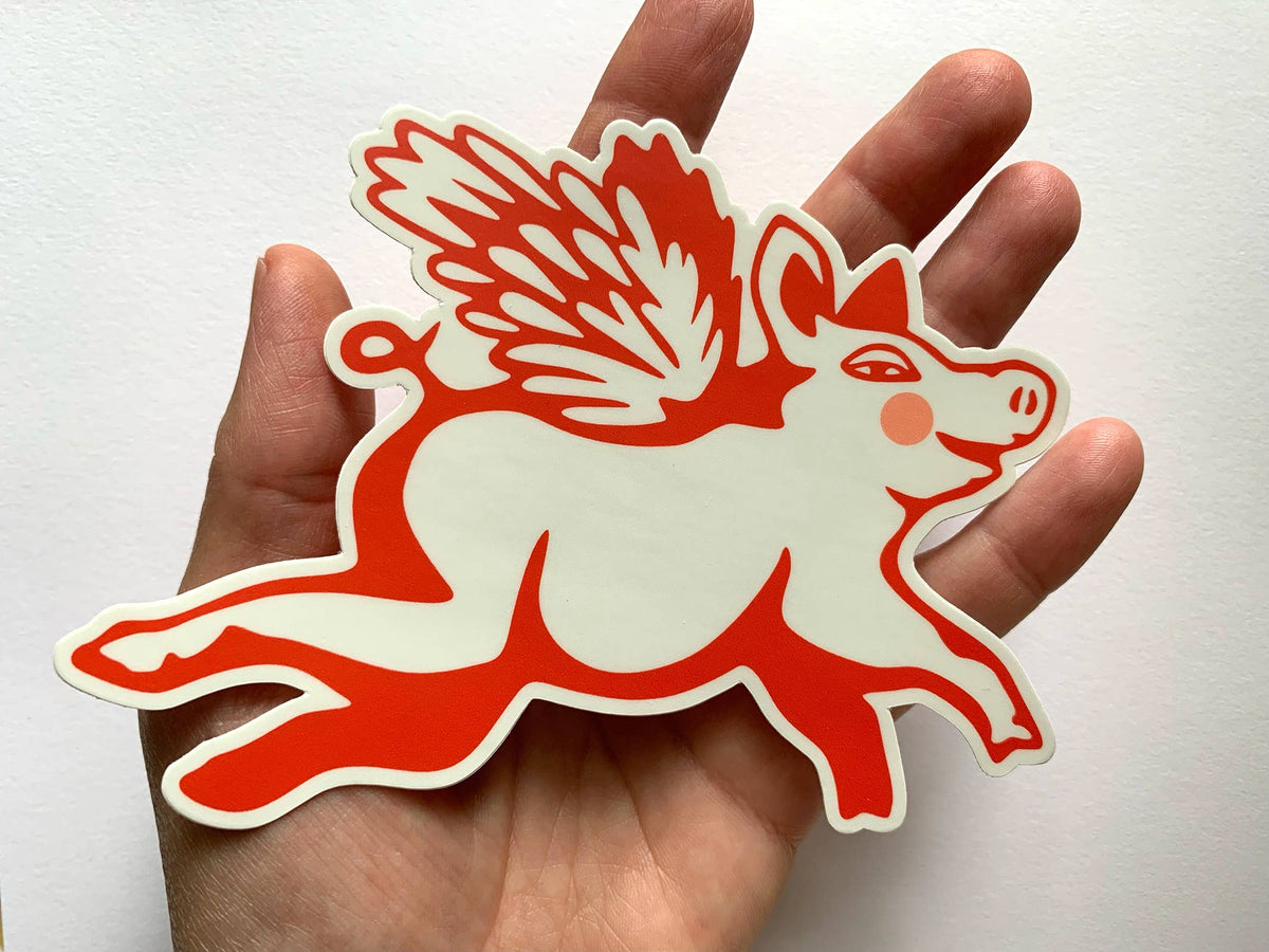 When Pigs Fly Sticker – Atlas General Store