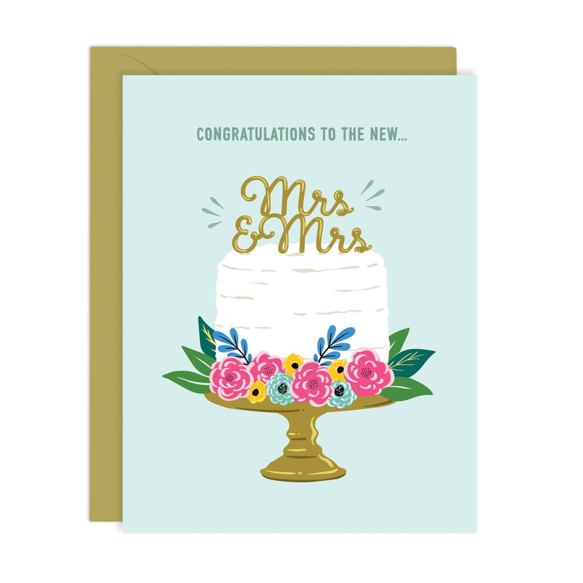 New Mrs & Mrs Wedding Card – Atlas General Store