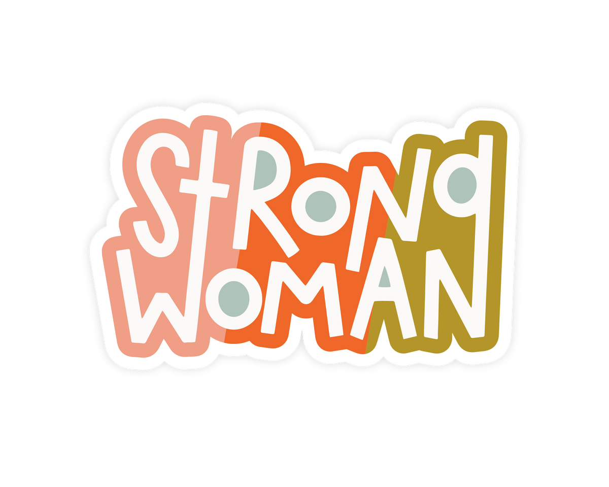 Strong Woman Sticker – Atlas General Store